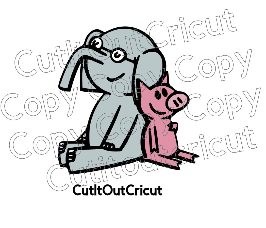 Pig and Elephant Friends Cut Image/classroom Decorations for Teachers ...