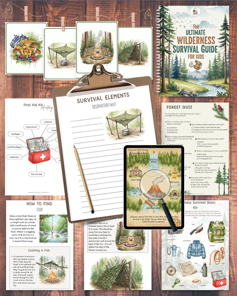 The Ultimate Wilderness Survival - Hands-on Guide for Kids 5 - 12 Years ...