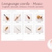 Montessori Language Cards Musical Instruments 5 Languages En, Es It Fr ...