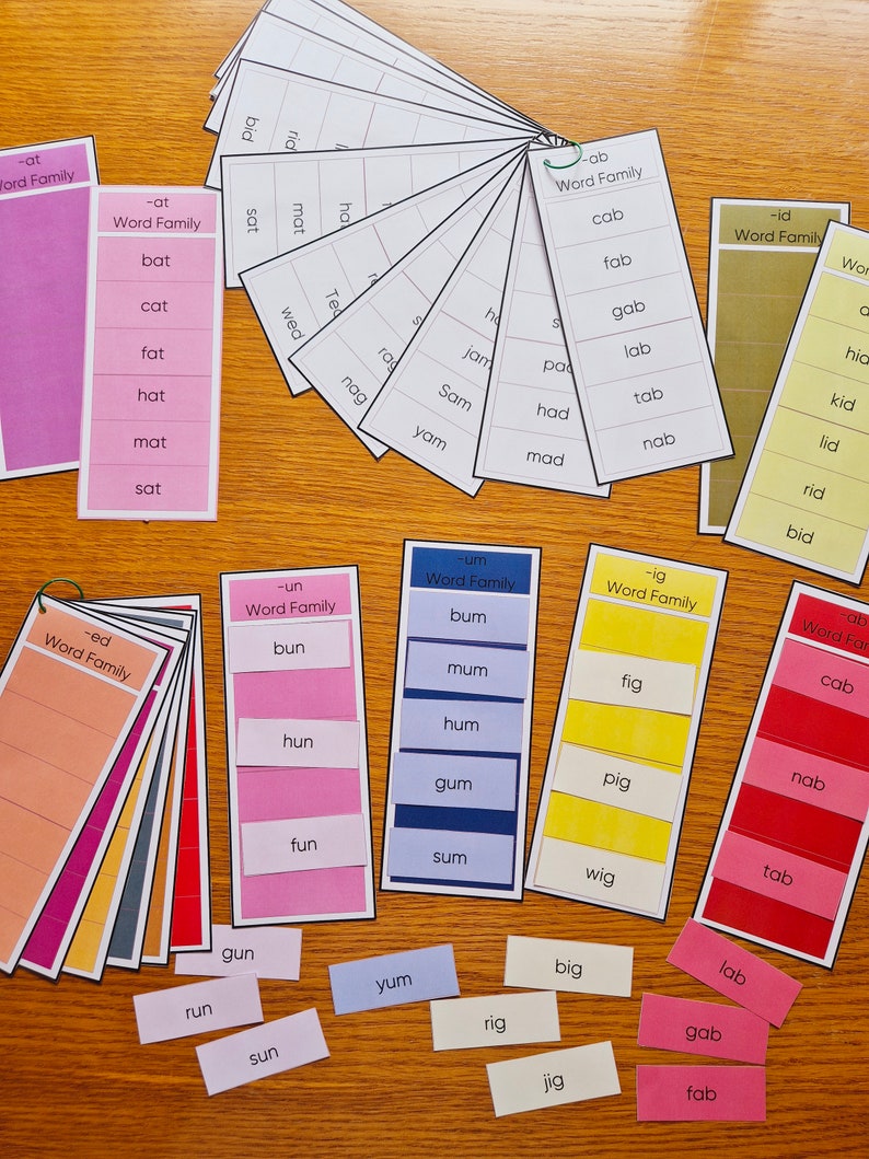 Montessori CVC Words and Phonics Activity Pack 3 - 6 Years Old - Etsy