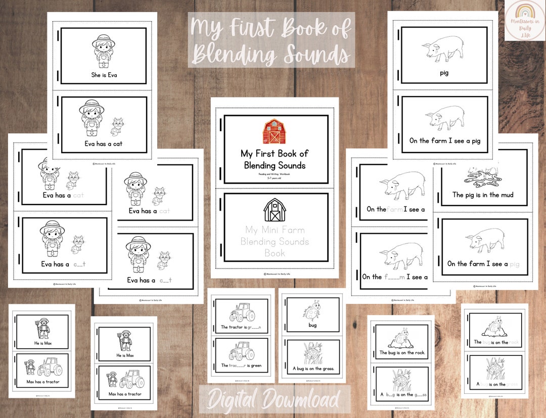 My First Book of Blending Sounds - Beginning Reading and Writing Book ...