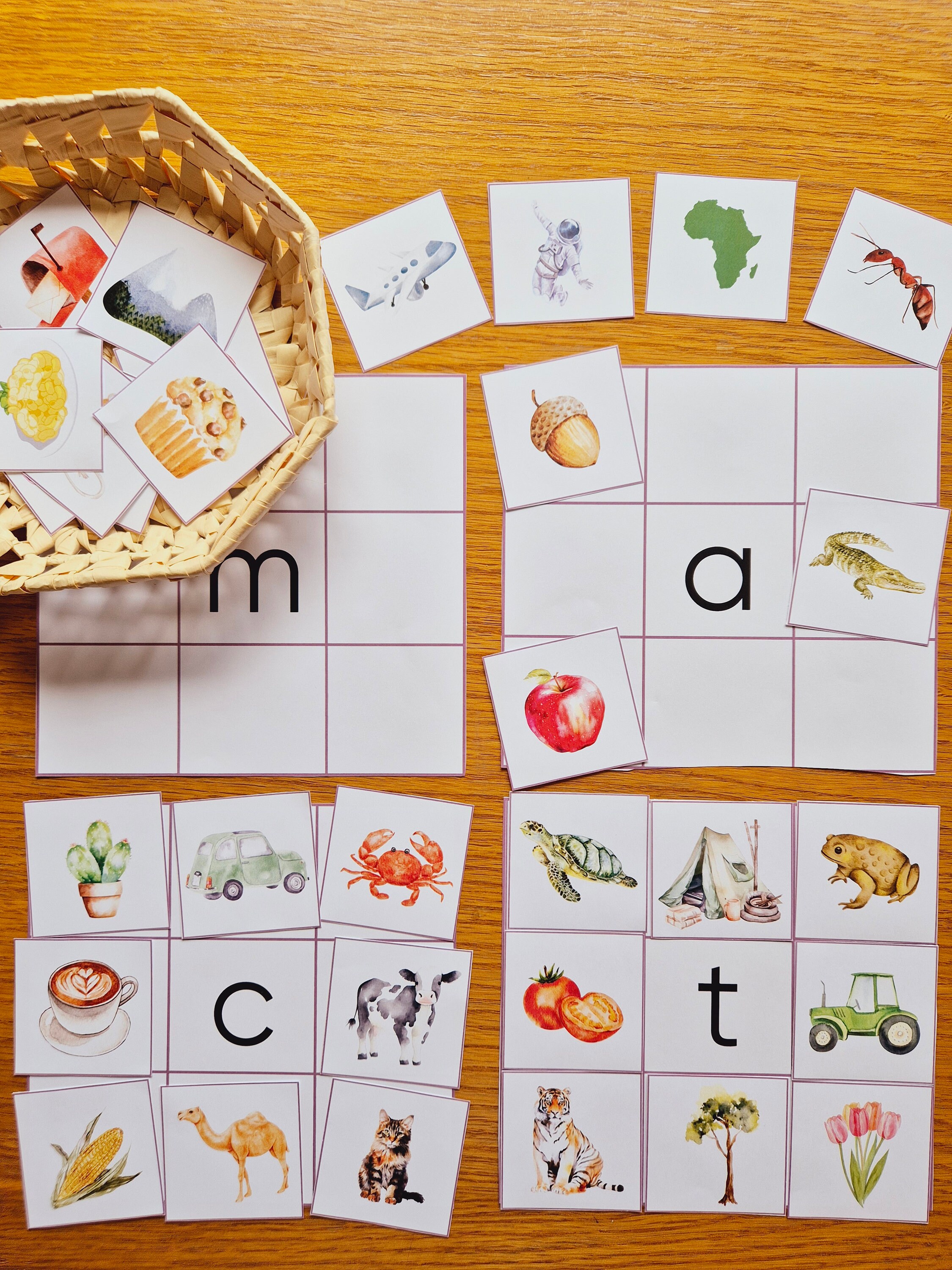 Montessori CVC Words and Phonics Activity Pack 3 - 6 Years Old - Etsy