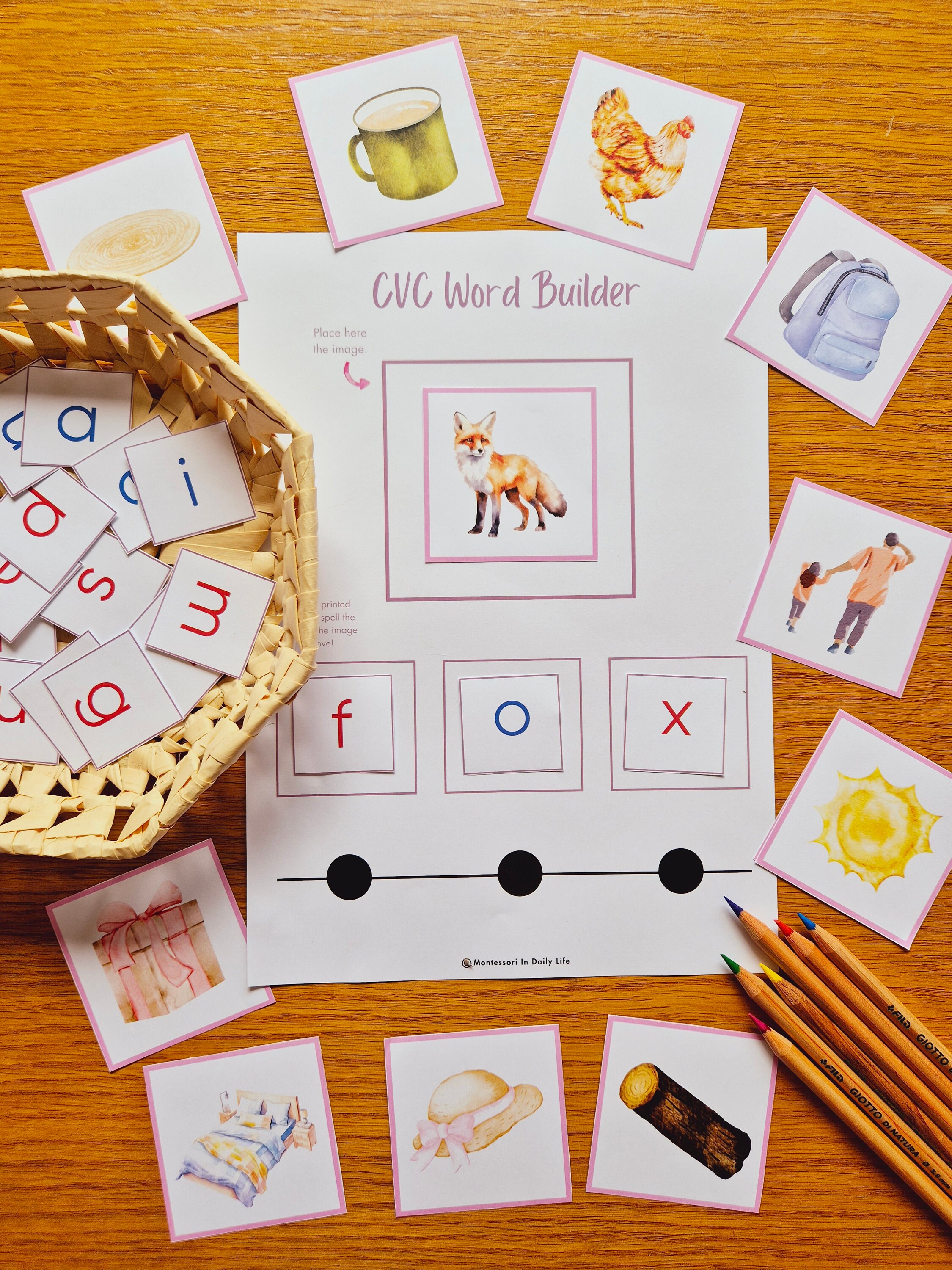Montessori CVC Words and Phonics Activity Pack 3 - 6 Years Old - Etsy