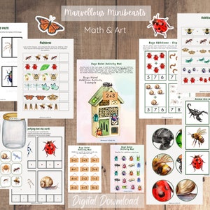 Marvelous Minibeasts - Montessori Inspired Unit Study + FREE Alphabet ...