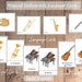 Montessori Language Cards Musical Instruments 5 Languages En, Es It Fr ...