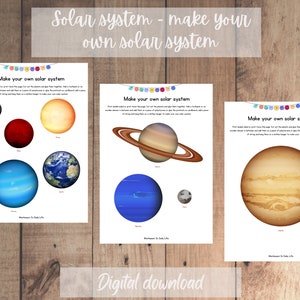 My Solar System Book - Montessori Learning Resources - Etsy
