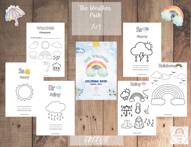 Weather Learning Pack - Montessori Inspired Hands-on Activities + 2 ...