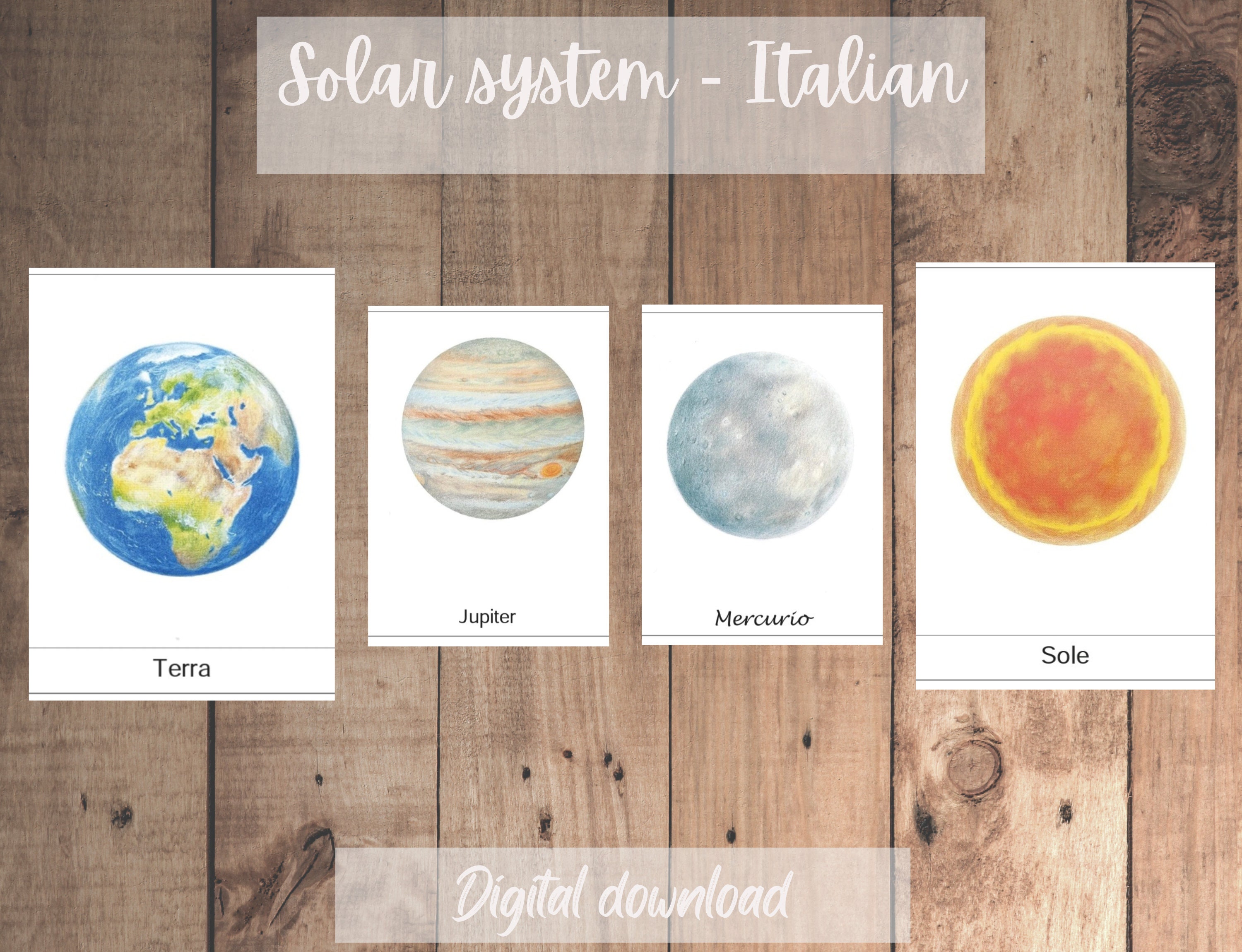 My Solar System Book - Montessori Learning Resources - Etsy
