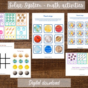 My Solar System Book Montessori Learning Resources - Etsy