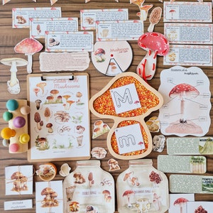 Fungi Unit Study Montessori Aligned Learning Pack - Etsy