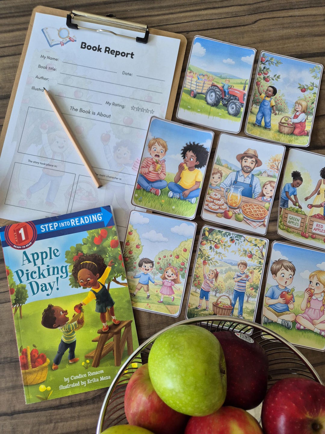 Apple Picking Day - Read Aloud Activity Pack and Book Companion 3 - 9 ...