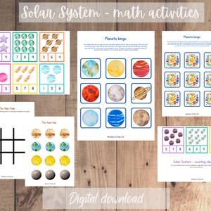My Solar System Book - Montessori Learning Resources - Etsy