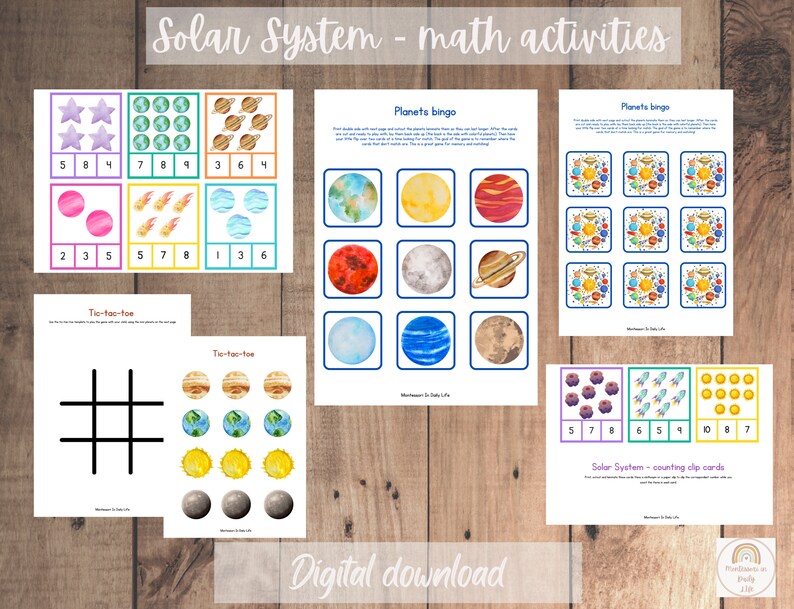 My Solar System Book - Montessori Learning Resources - Etsy