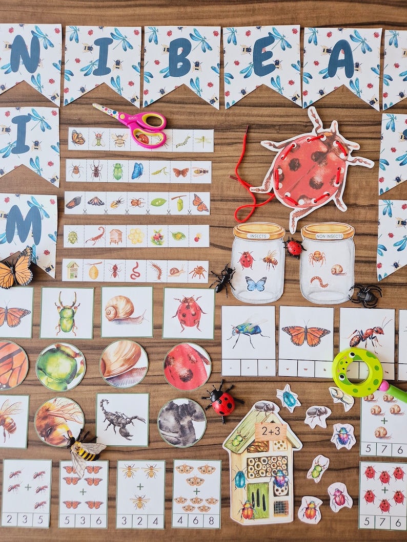 Marvelous Minibeasts - Montessori Inspired Unit Study + FREE Alphabet ...