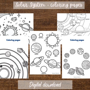 My Solar System Book Montessori Learning Resources - Etsy