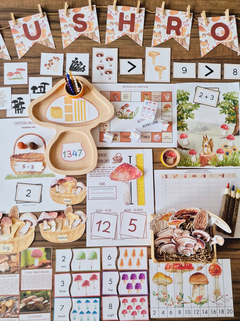 Fungi Unit Study Montessori Aligned Learning Pack - Etsy