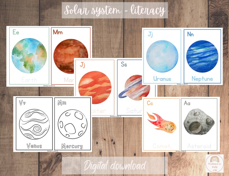 My Solar System Book - Montessori Learning Resources - Etsy