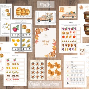Fall Unit Study + FREE Resources - Montessori Inspired Pre-school ...