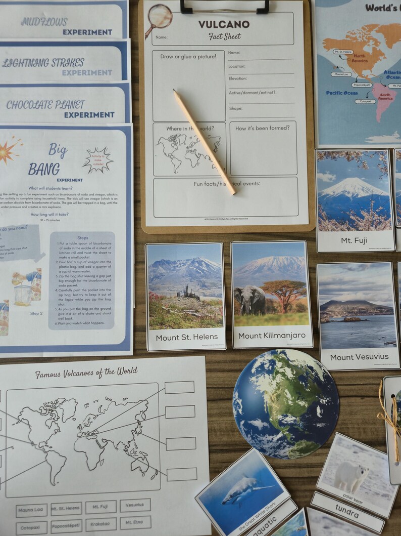 Intro to Earth Montessori Aligned Unit Study - Etsy