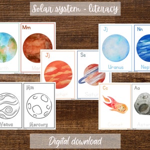 My Solar System Book Montessori Learning Resources - Etsy