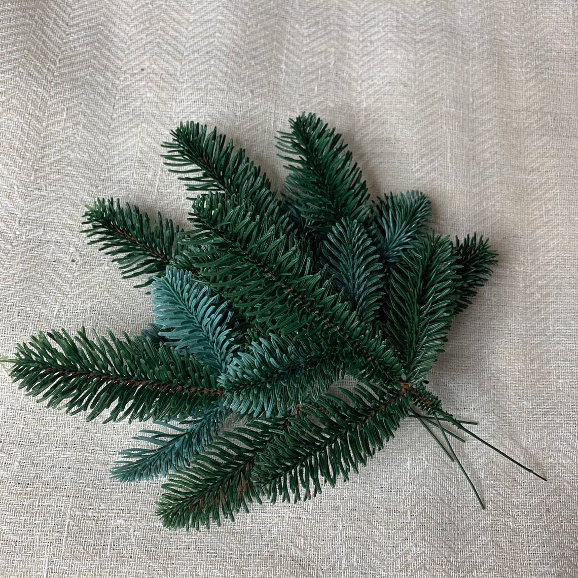 Greenery for Christmas Lot of 5 Pcs Faux Pine Picks Artificial - Etsy