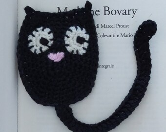 CROCHET PATTERN Cat Bookmark Crochet Amigurumi Kitty Bookmark ...
