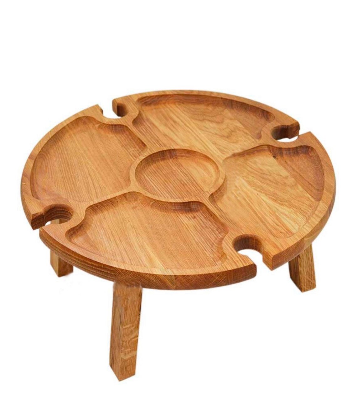 Oak Outdoor Wine Table 138 35cm Inches Wood Serving - Etsy UK