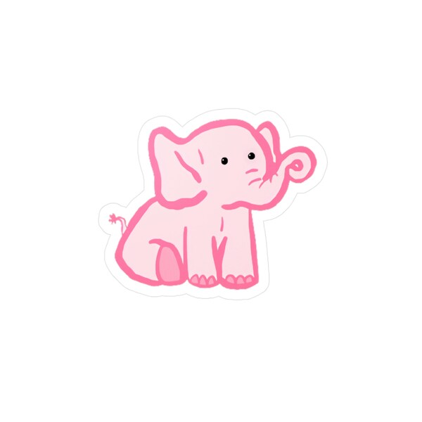 Pink Elephant - Etsy