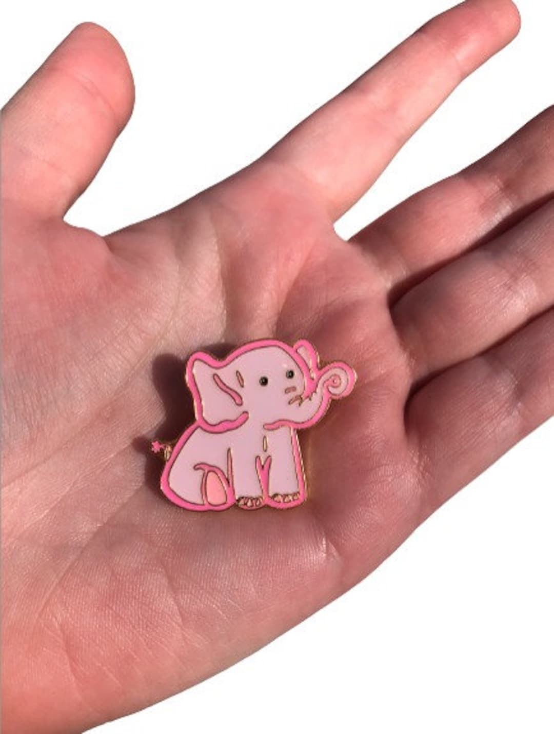 The Pink Elephant™ Enamel Pin - Ocd-anxiety-mental Health Pin - Etsy