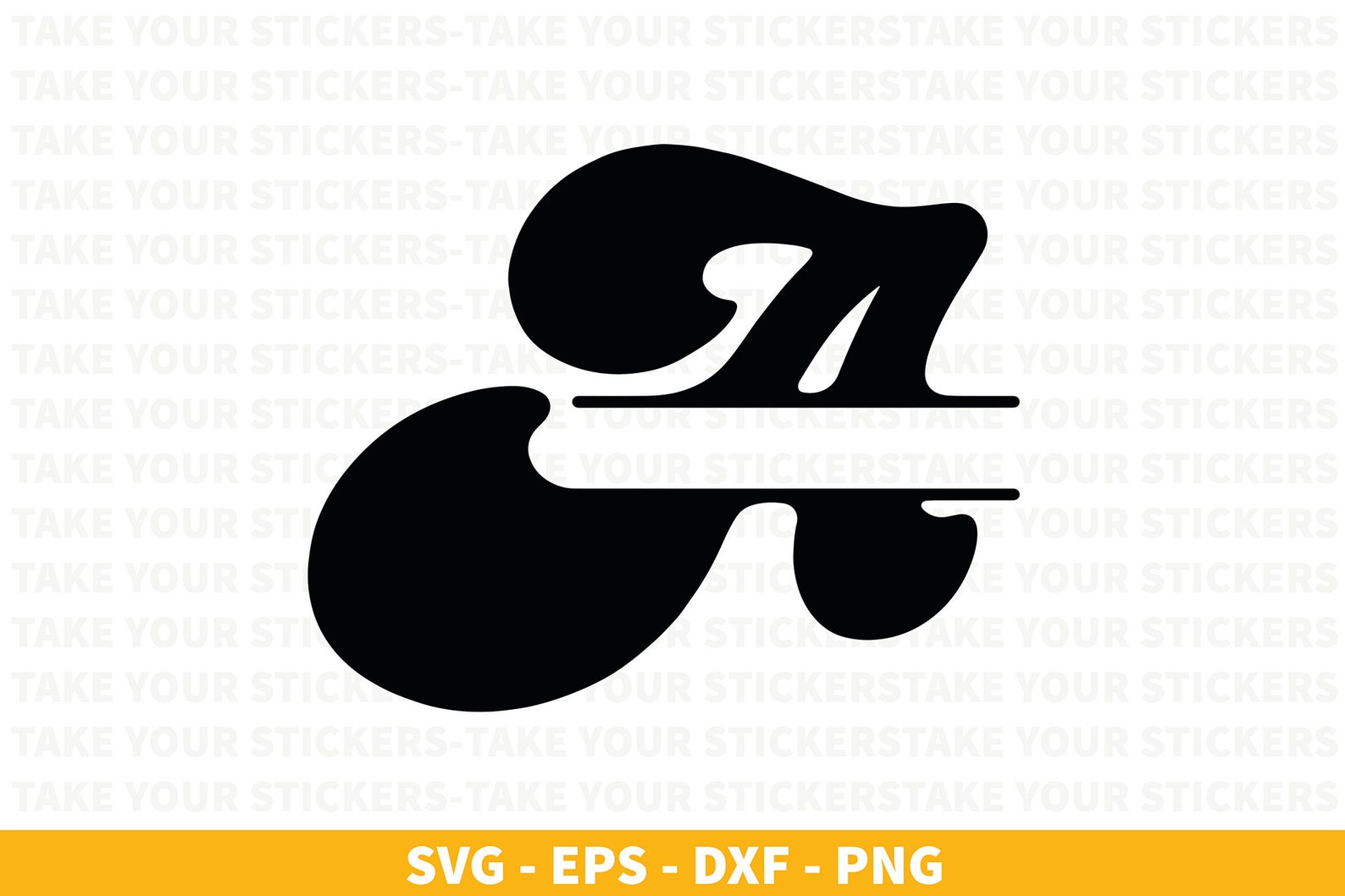 Monogram SVG, Split Monogram Svg, Monogram Letters SVG, Split Monogram ...