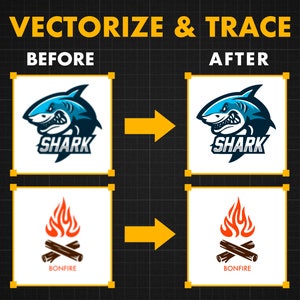 Custom Image to Vector Conversion Service (digital Download) - Etsy