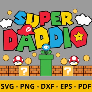 Fathers Day SVG Super Daddio SVG Fathers Super Daddio SVG - Etsy