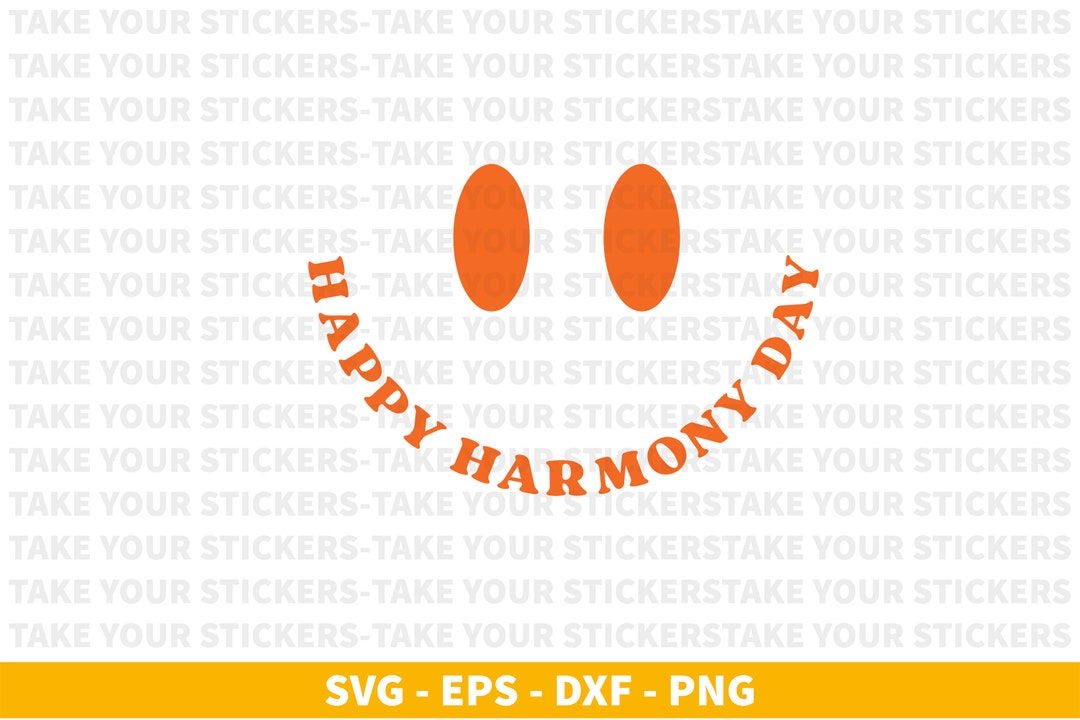 Happy Harmony Day SVG, Happy Harmony Day PNG, Funny Harmony Day SVG - Etsy
