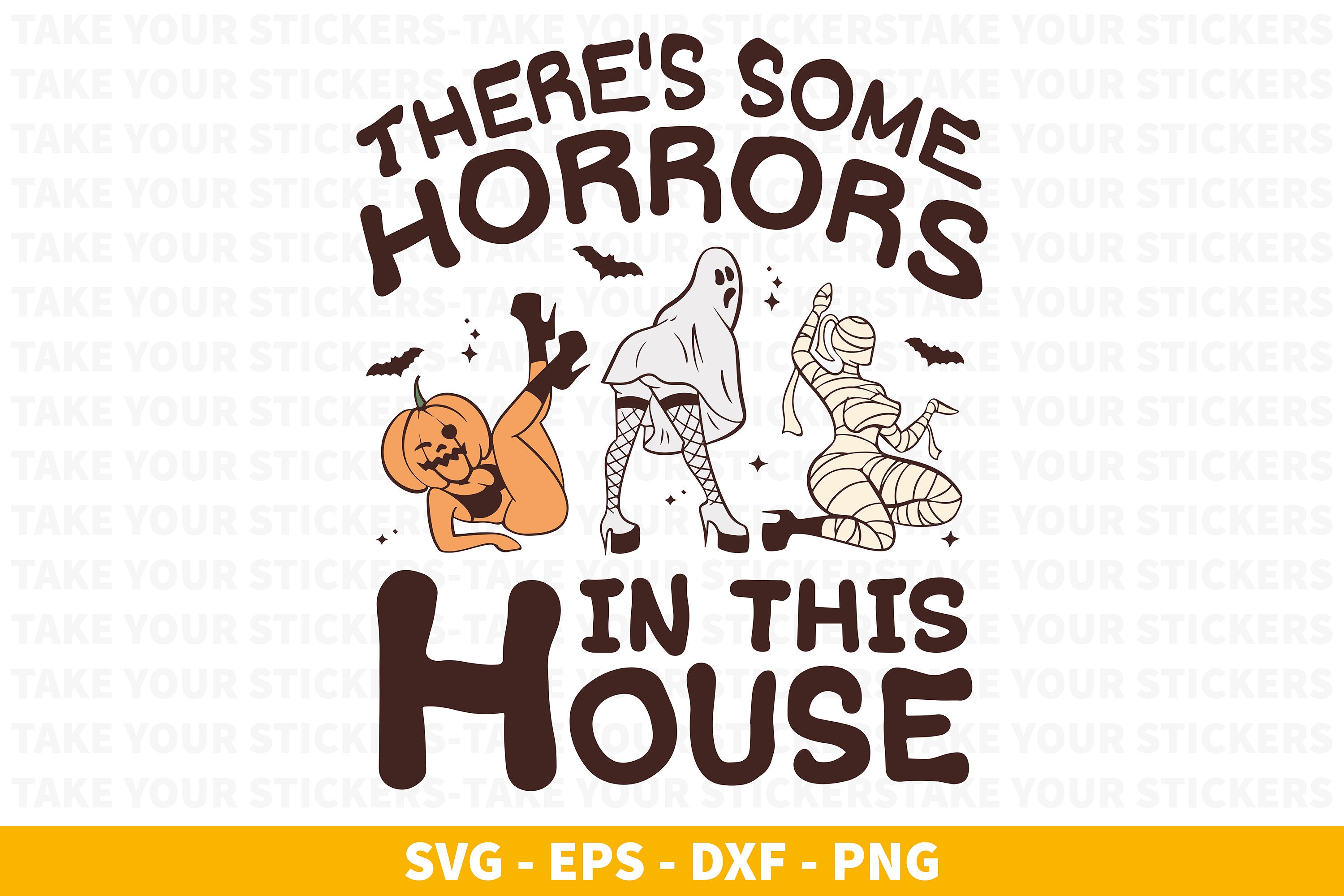 There's Some Horrors in This House Svg Halloween Ghost - Etsy Australia