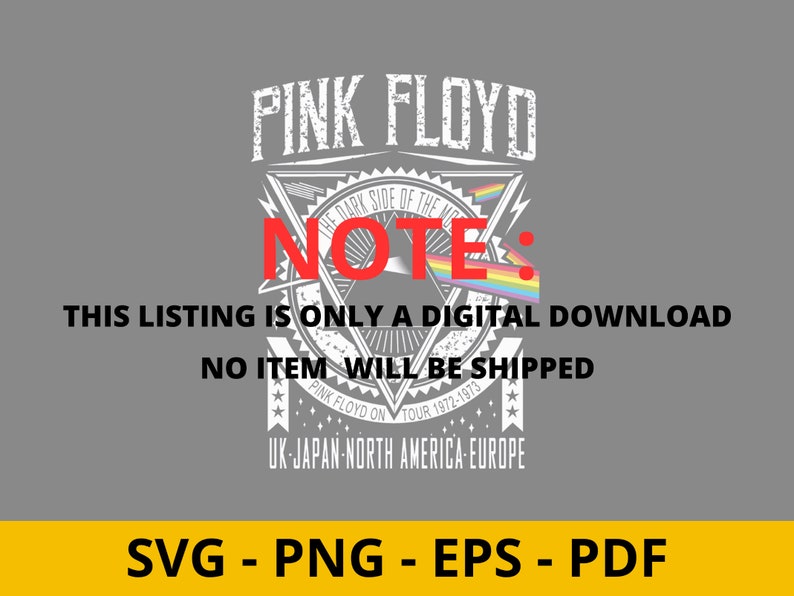 Pink Floyd Svg Pink Floyd Png Pink Floyd Eps Pink Floyd Etsy
