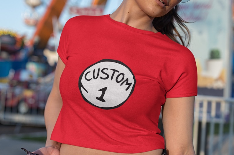 Custom Thing 1 With Name (digital Files) - Etsy