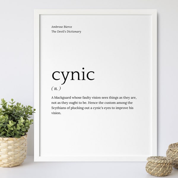 Cynical - Etsy