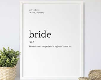 Bride Definition - Etsy