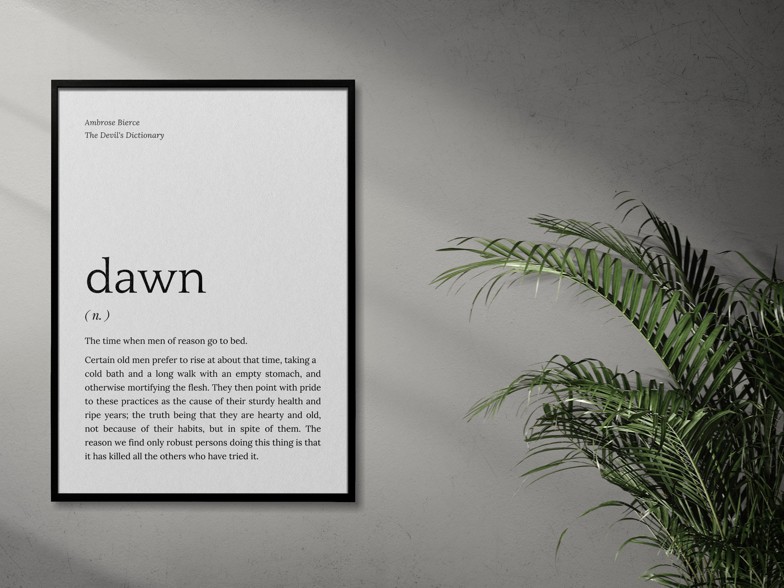 Dawn Definition Quote, Go to Bed, Funny Gift for Men - Etsy