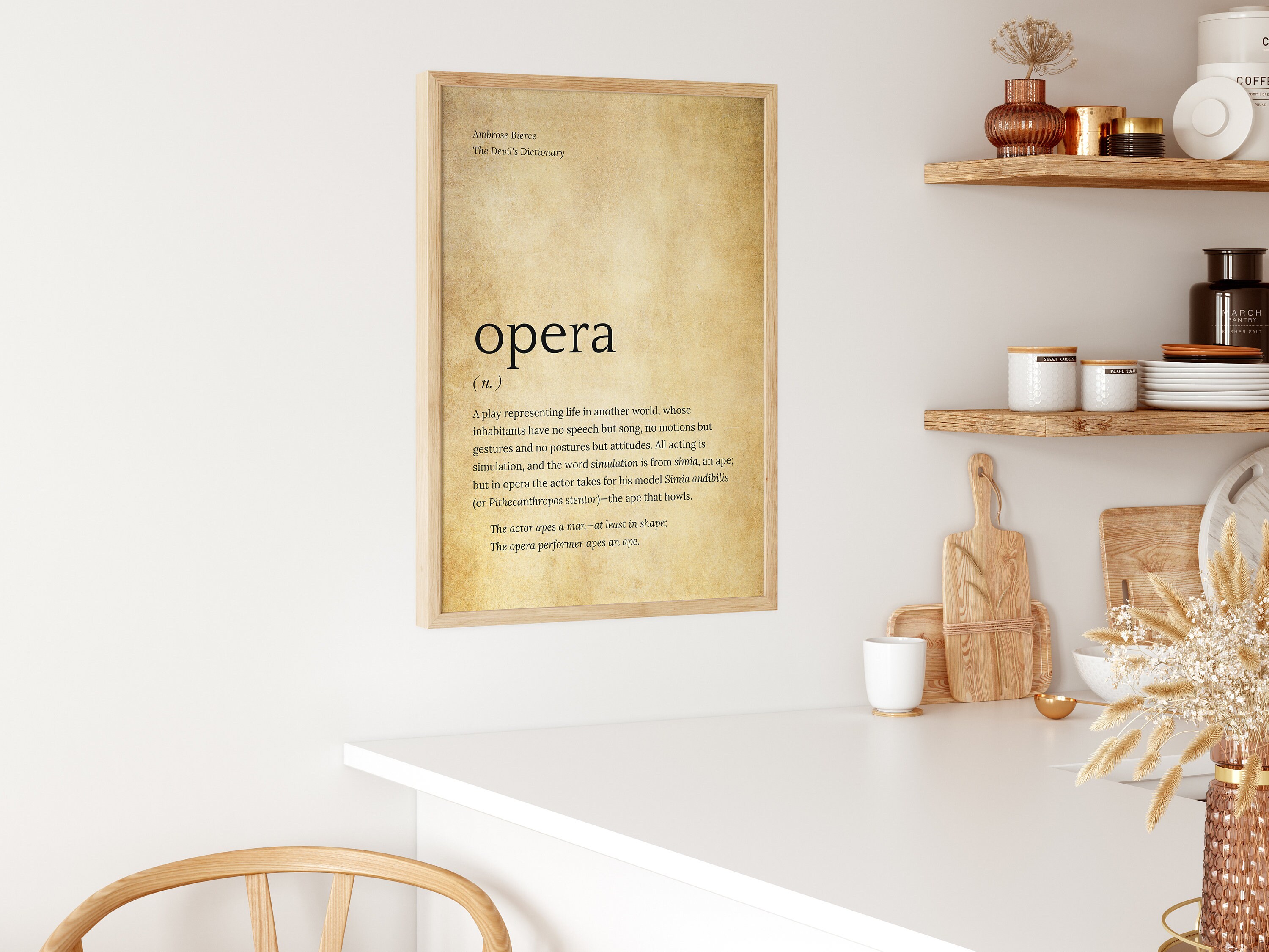 Opera Definition Printable, Dictionary Page Art - Etsy