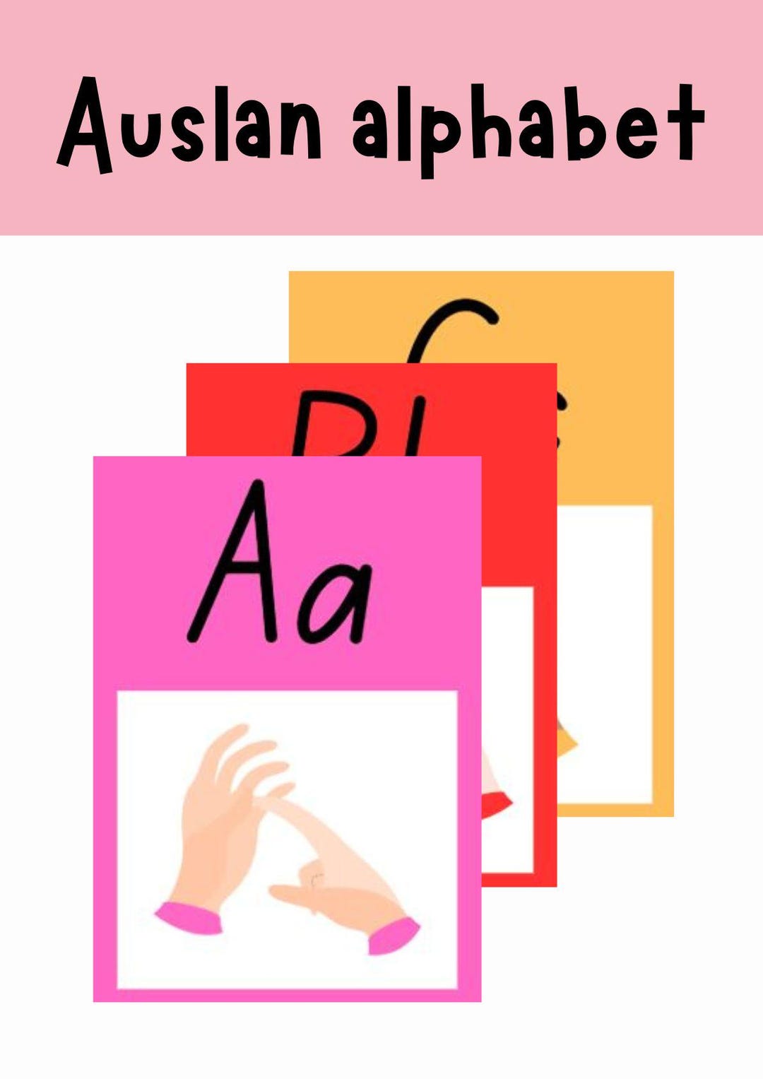 Auslan Classroom Posters - Etsy Australia