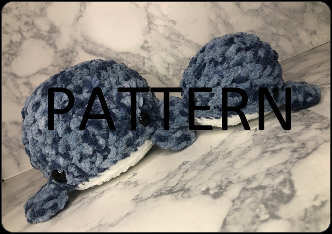 Patrones Amigurumi De Ballena En Crochet: Grandes Y Pequeños - Etsy España