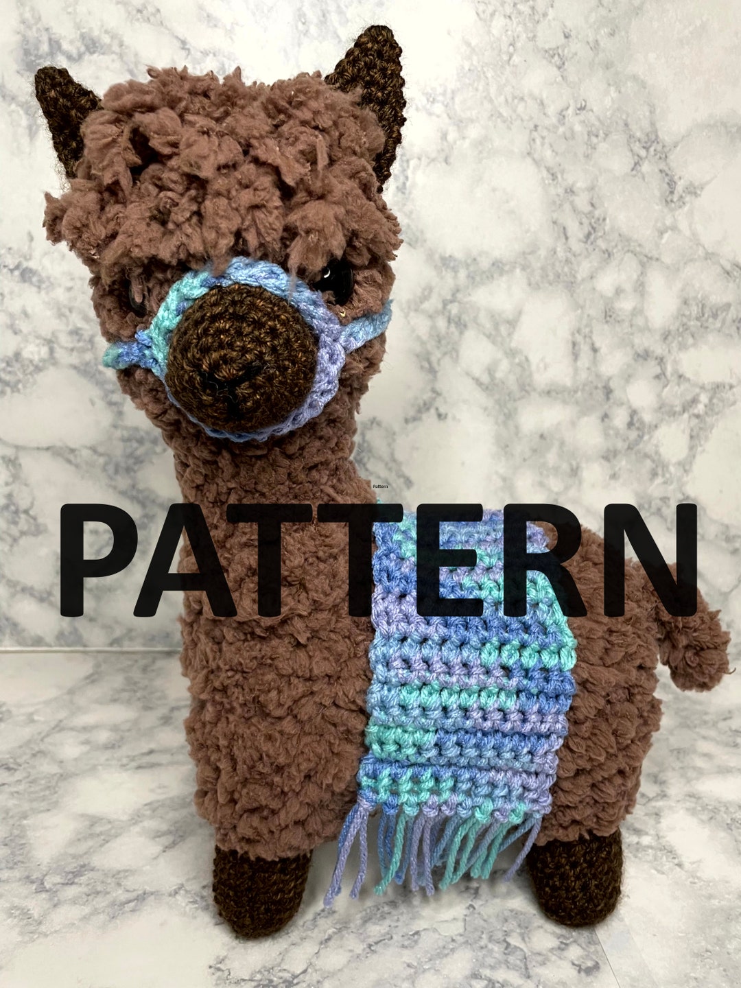 Alex the Alpaca - Crochet Pattern - Etsy