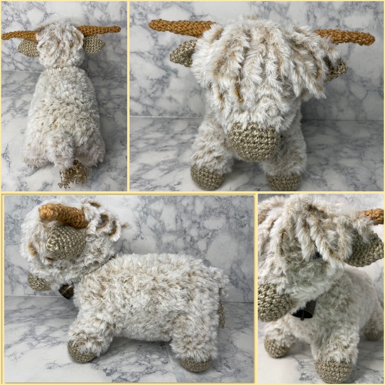 Crochet Highland Cow Amigurumi Pattern - Etsy