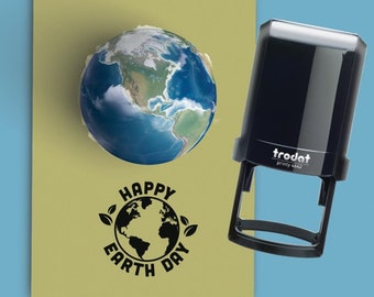Earth Day Stamp - Etsy