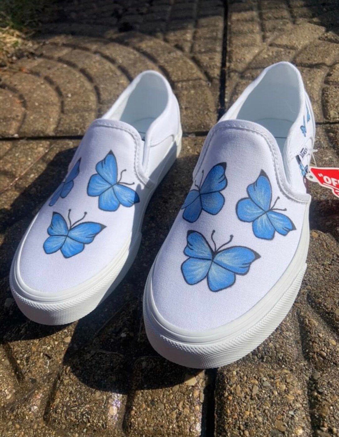 Custom Butterfly Vans - Etsy