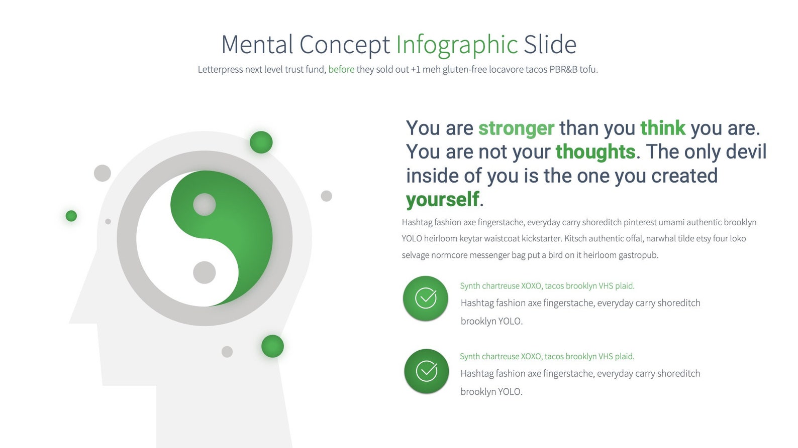 Mental Concept Minimal Powerpoint Presentation Template | Mental Health ...