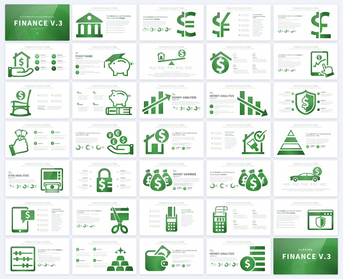 Finance Analysis Powerpoint Presentation Template, Finance Solution ...