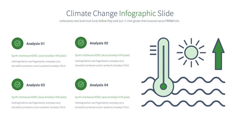 Professional Climate Change Keynote Slides | Editable Infographics ...