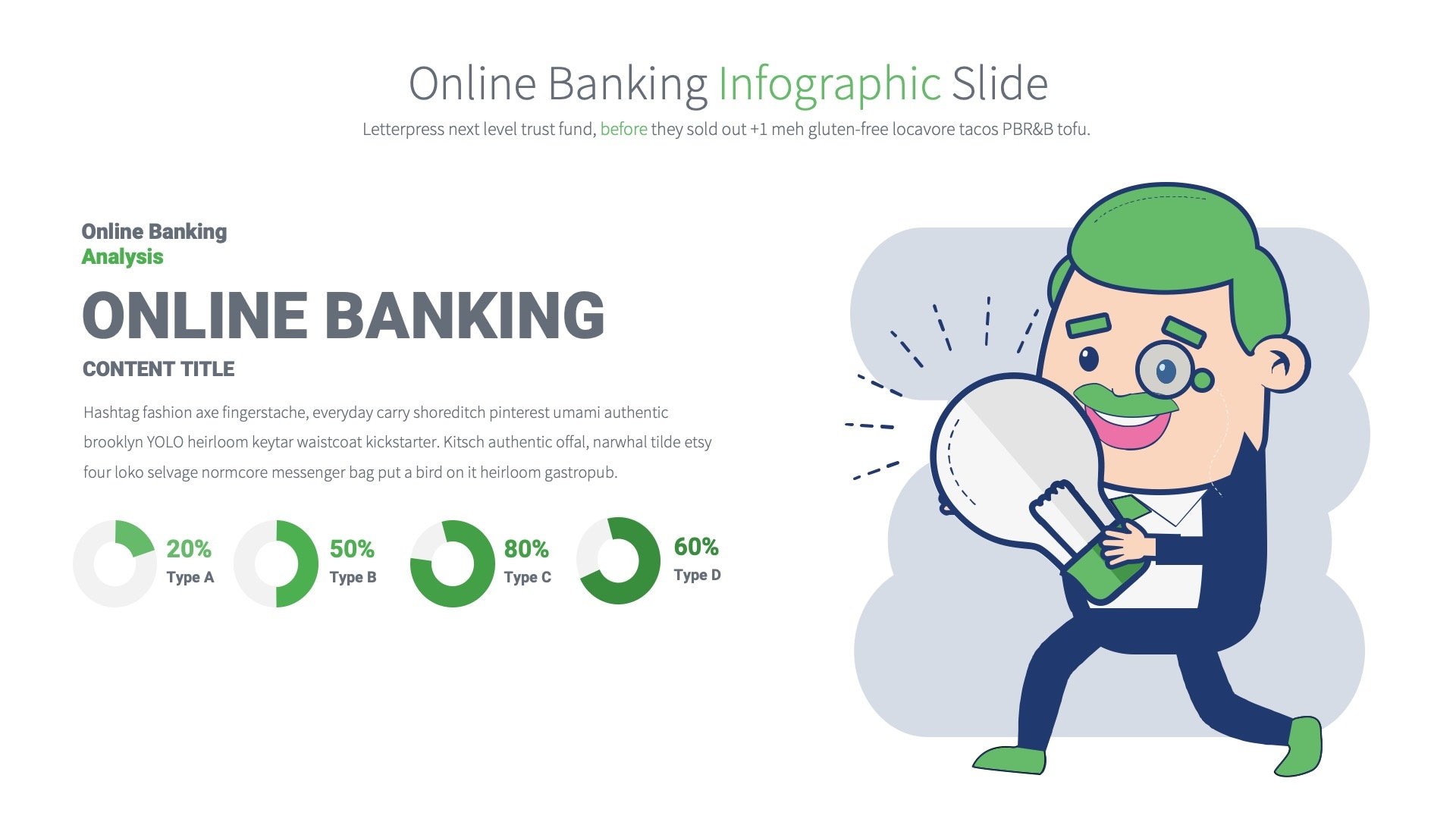 Online Banking Powerpoint Infographic Slides | Finance & Banking ...
